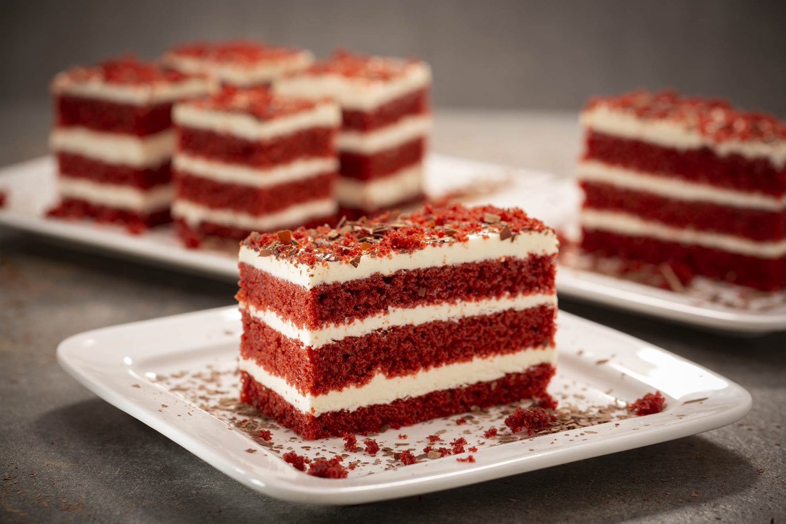 Individual Portions | Red Velvet Slice - Brenell Desserts