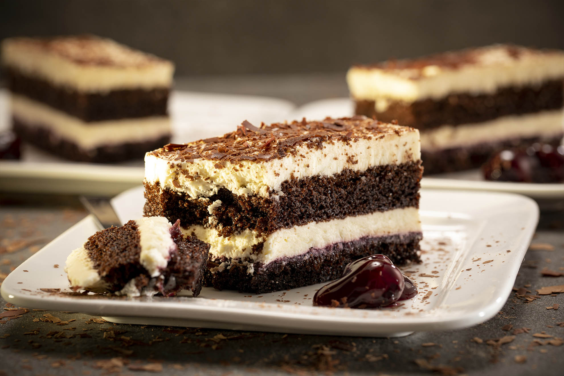 Individual Portions | Black Forest Slice - Brenell Desserts